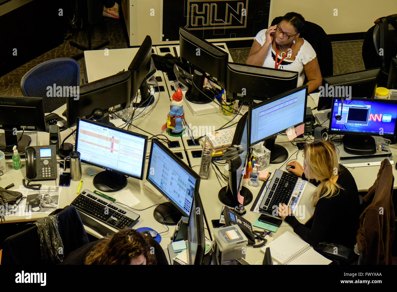 The Inside CNN Studio Tour, Atlanta, Georgia, USA Stock Photo - Alamy