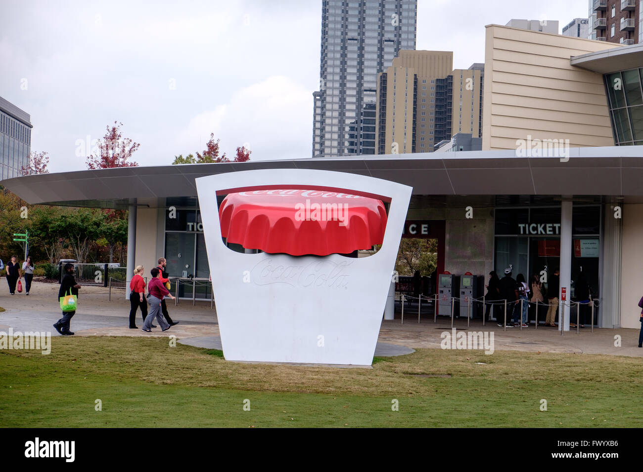 World of Coca-Cola, Pemberton Place,Atlanta, Georgia, USA Stock Photo ...