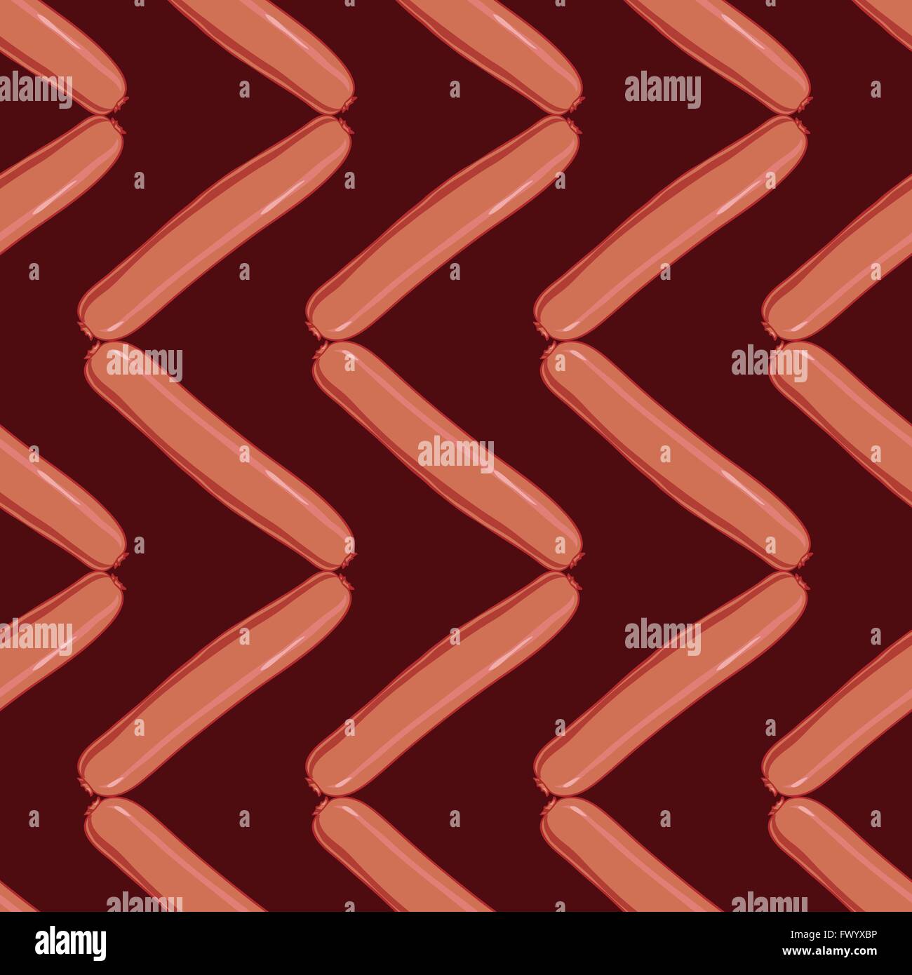 sausage colorful seamless background Stock Vector Image & Art - Alamy