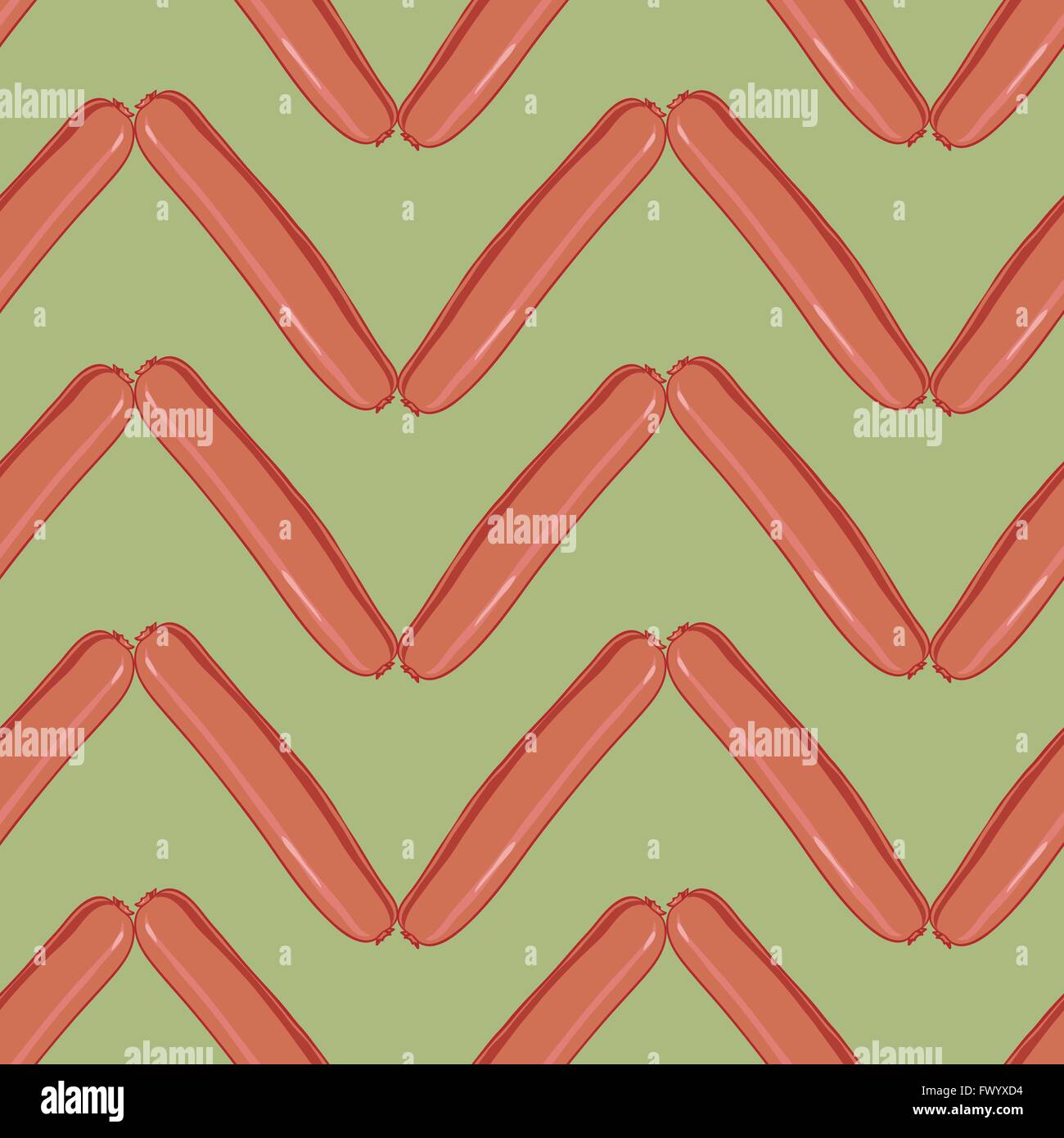 sausage colorful seamless background Stock Vector Image & Art - Alamy