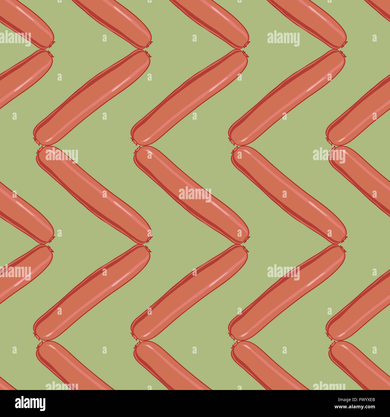 sausage colorful seamless background Stock Vector Image & Art - Alamy