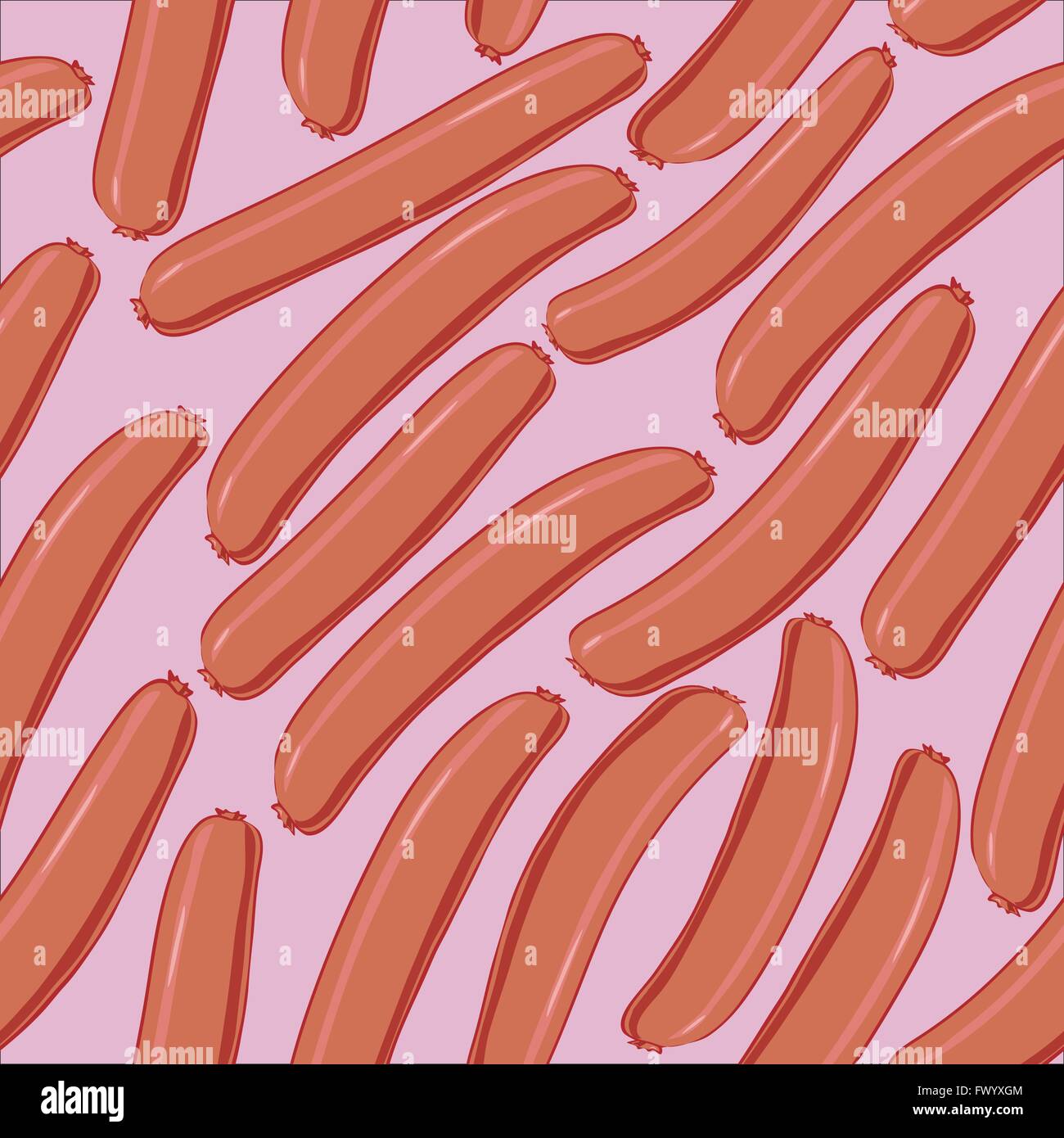 sausage colorful seamless background Stock Vector Image & Art - Alamy