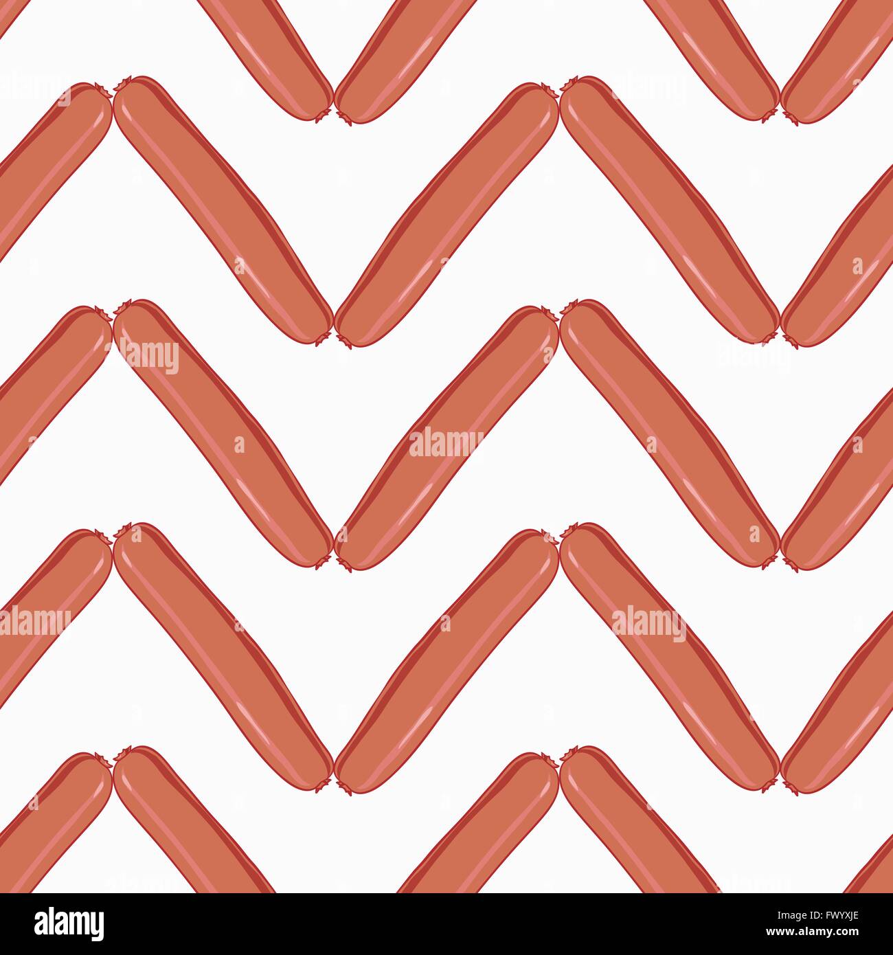 sausage colorful seamless background Stock Vector Image & Art - Alamy