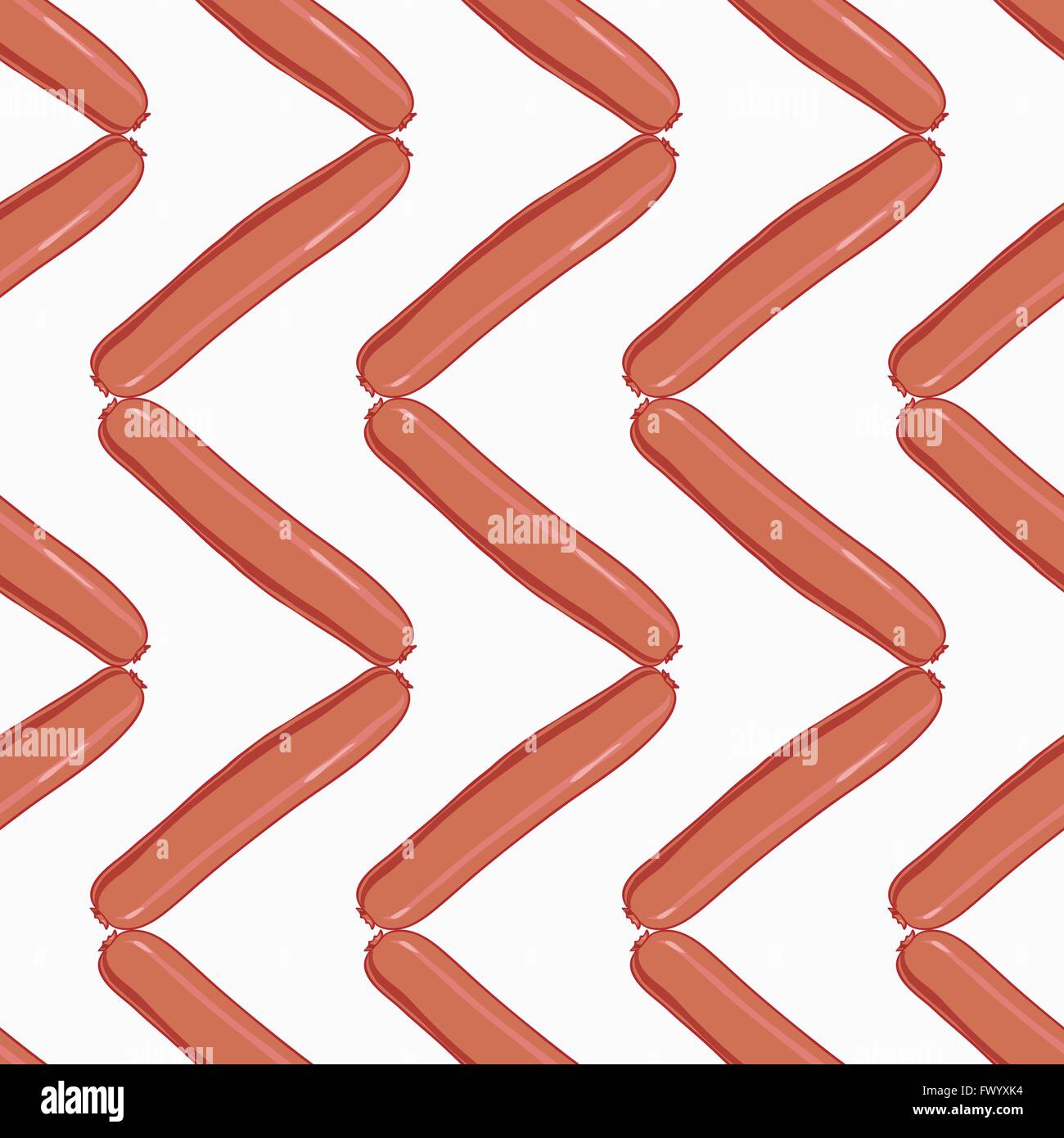sausage colorful seamless background Stock Vector Image & Art - Alamy