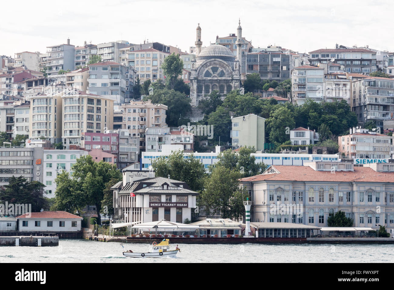 Bosphorus Istanbul Historical Building Stock Photo - Alamy