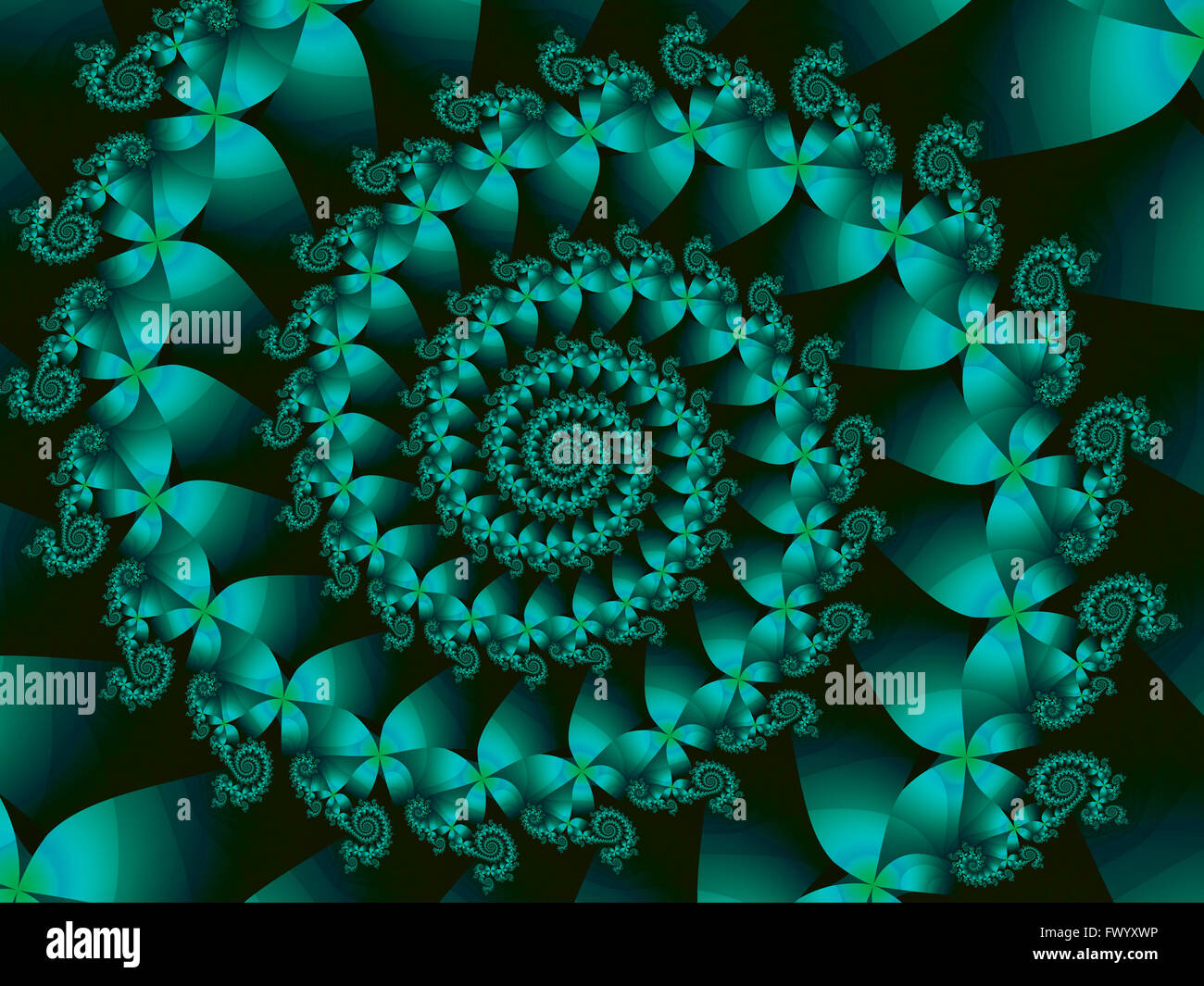 Digital Art Spiral Background Stock Photo - Alamy
