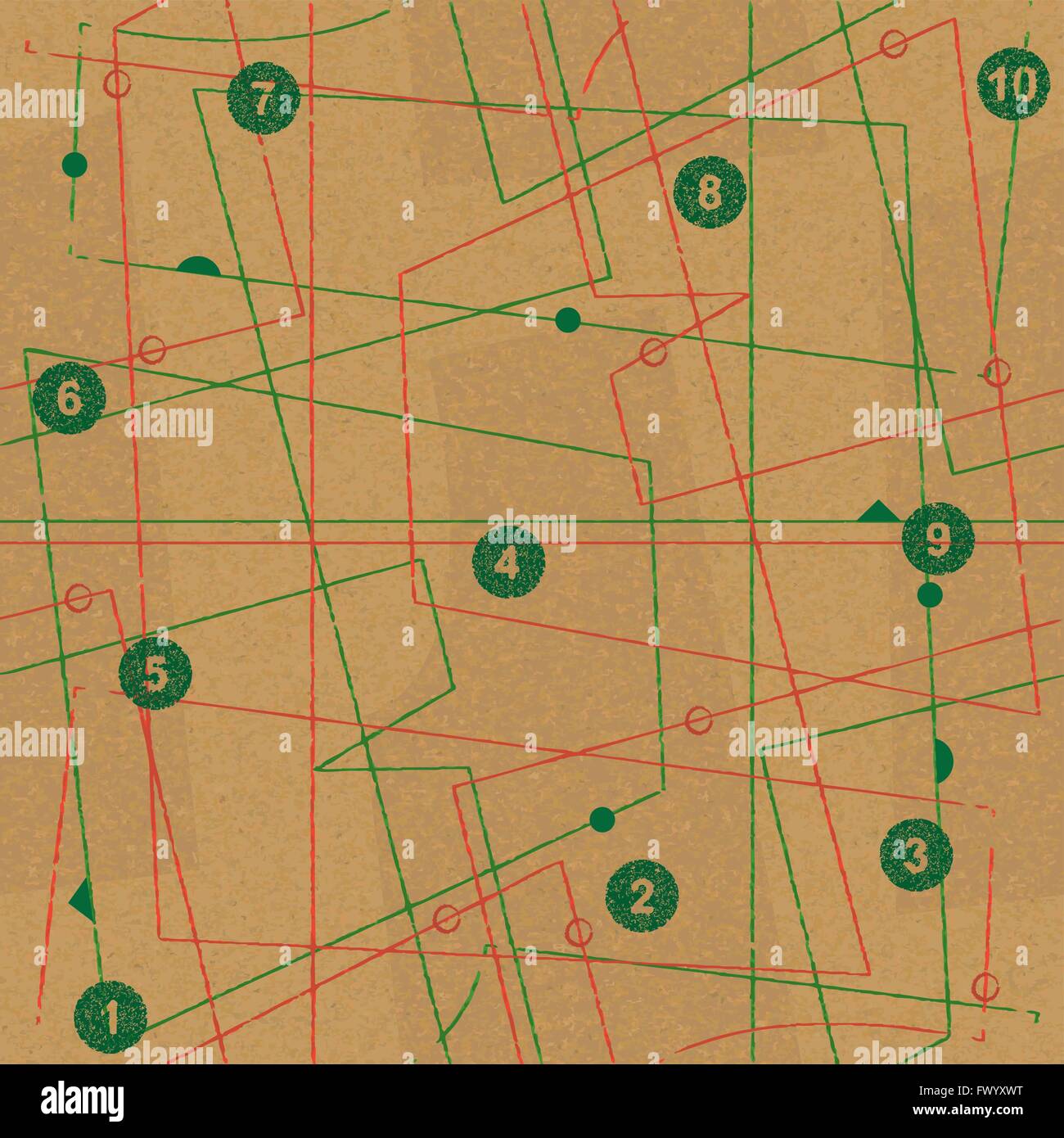 Tracing pattern Stock Vector Images - Alamy