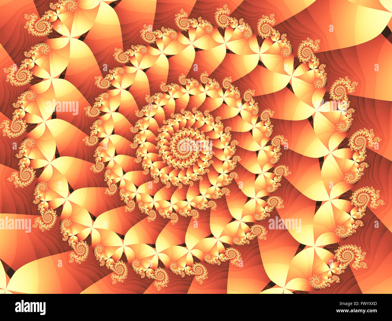 Digital Art Spiral Background Stock Photo - Alamy