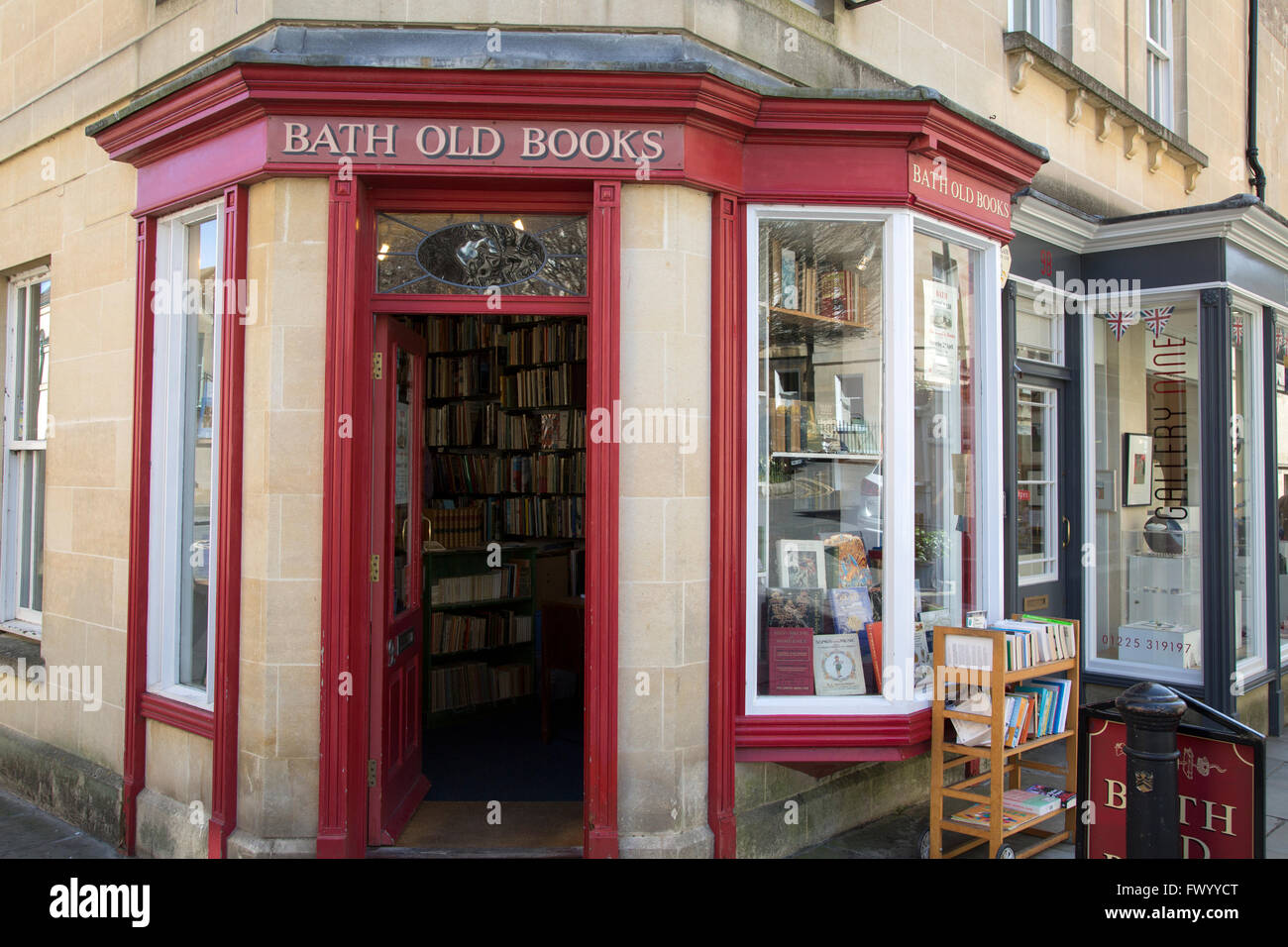 Bath Old Books Shop; England, UK Stock Photo - Alamy