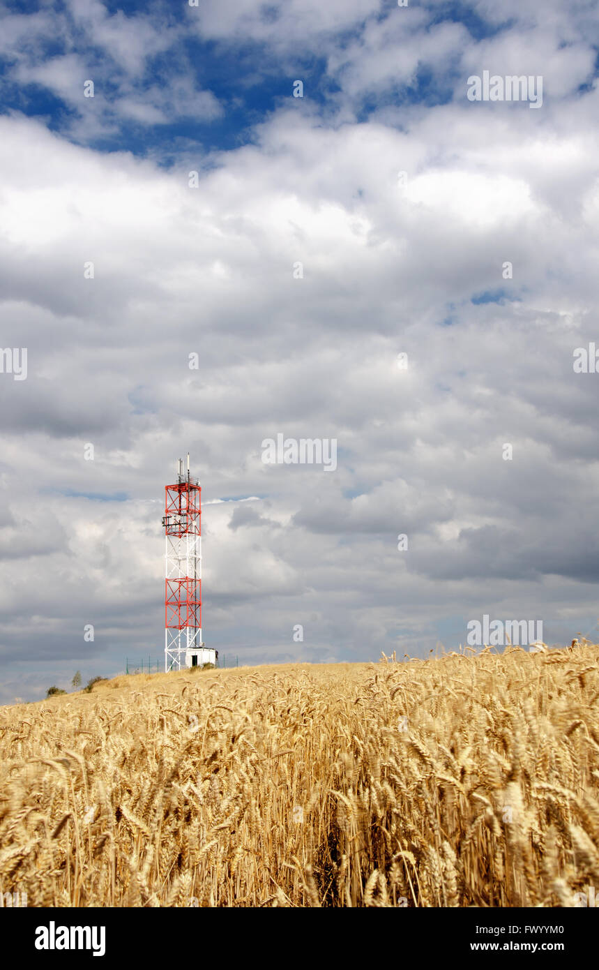 Cell tower landscape hi-res stock photography and images - Alamy