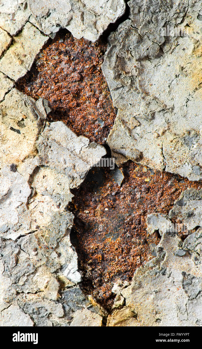 Rusty yellow metal surface texture hi-res stock photography and images ...