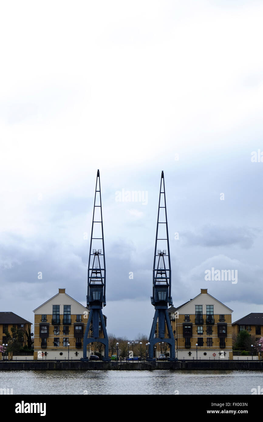 Royal Victoria Dock Stock Photo - Alamy