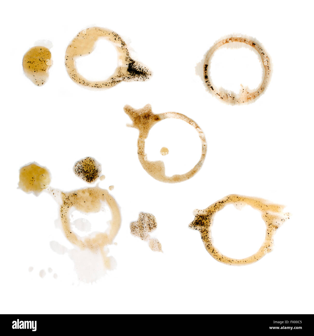 Spilled coffee spots texture hi-res stock photography and images - Alamy