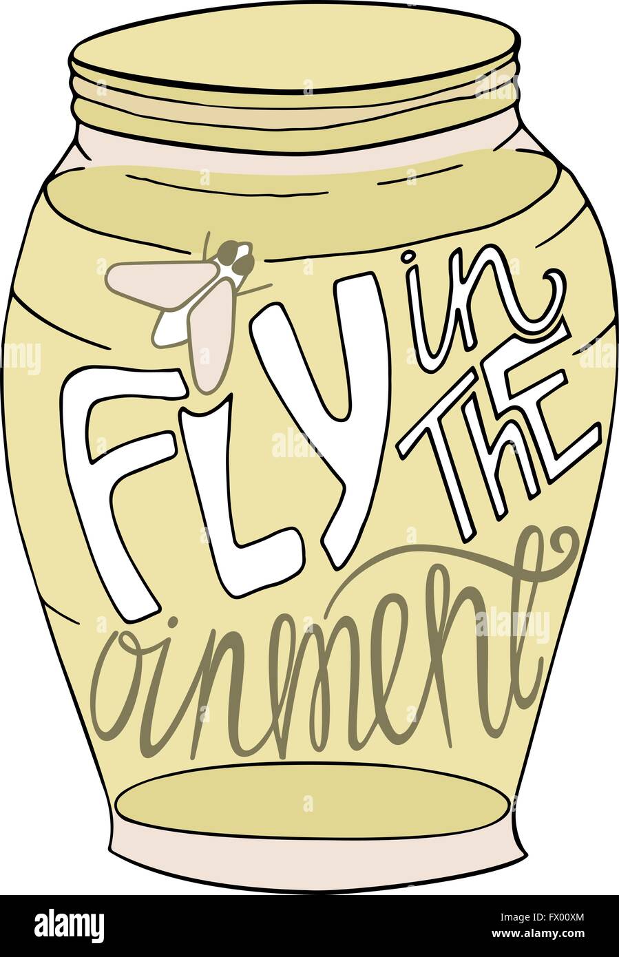 Jar in doodle style. Sketch with inspiration Stock Vector Image & Art ...