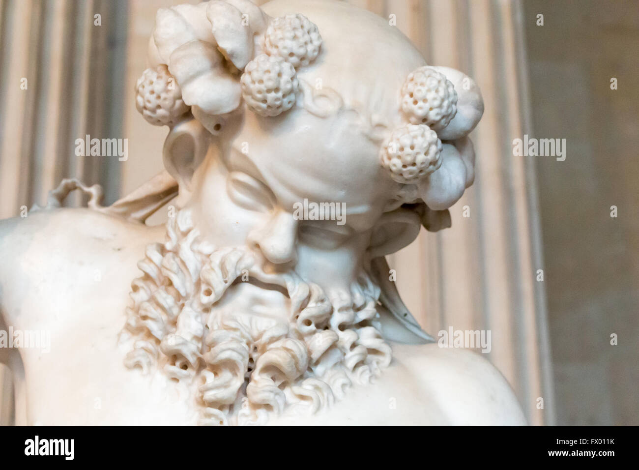 Drunken Silenus, famous Roman marble statue made in 2nd Century Stock ...