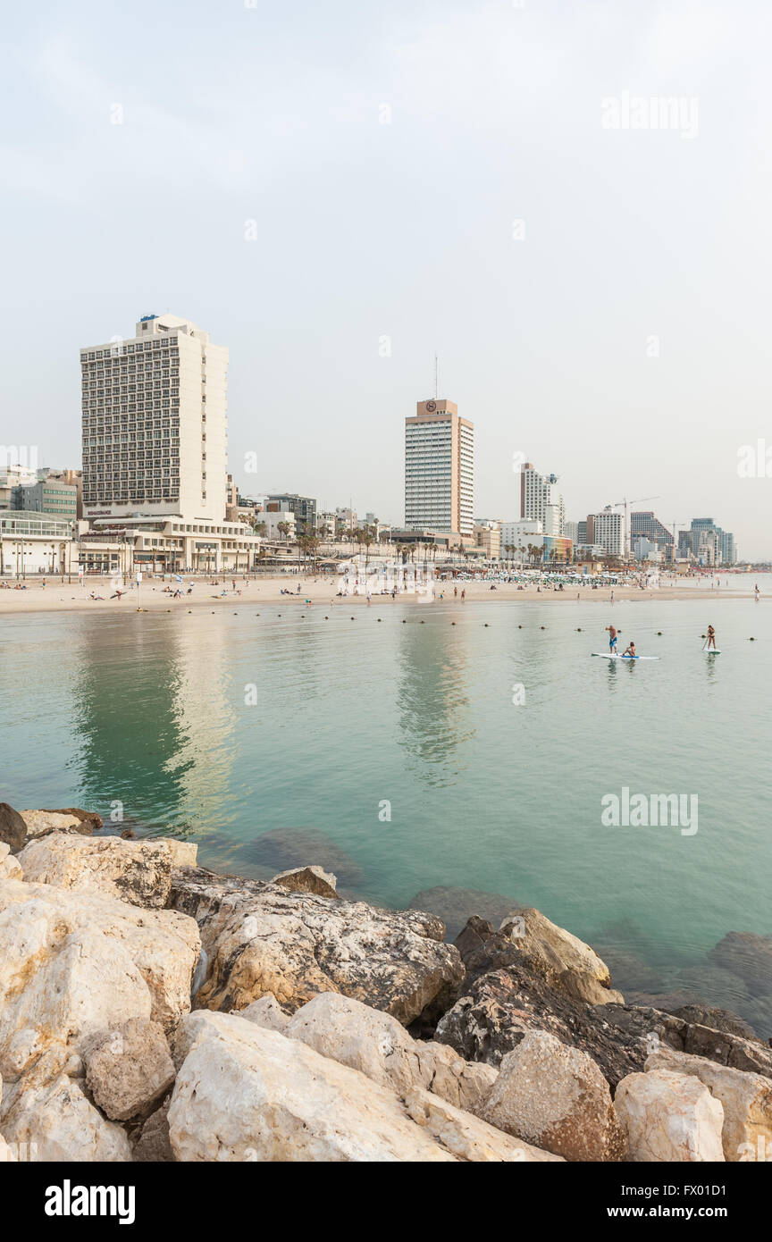 Israel, Tel Aviv, cityscape taken from the marina Stock Photo - Alamy