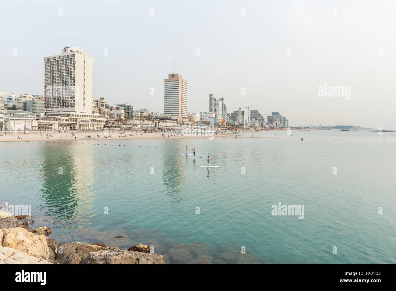 Israel, Tel Aviv, cityscape taken from the marina Stock Photo - Alamy