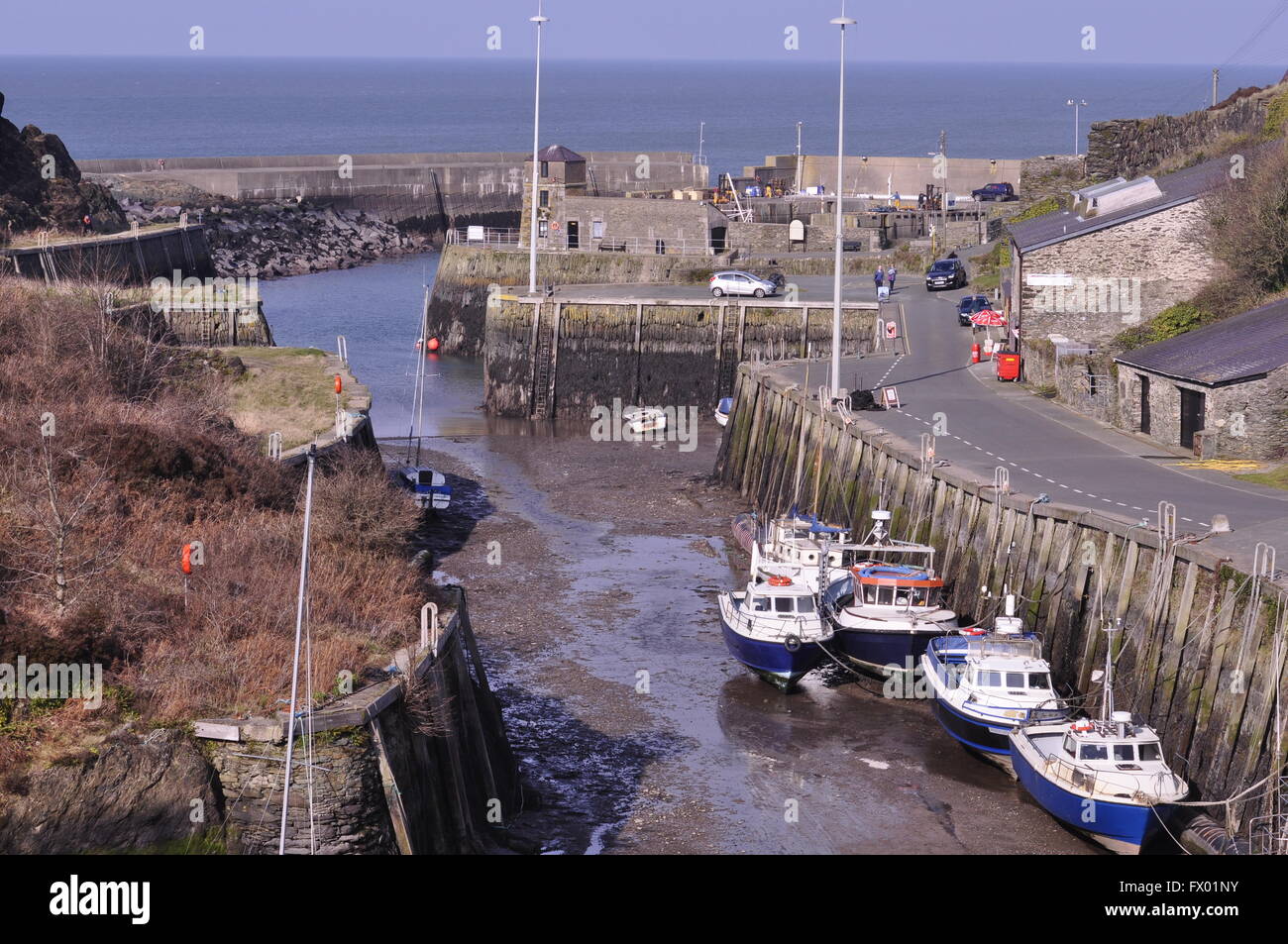 Amlwch harbour Anglesey Stock Photo - Alamy