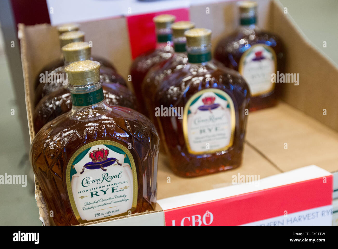 Crown Royal Northern Harvest Rye Whisky at LCBO in Kingston, Ont., on ...