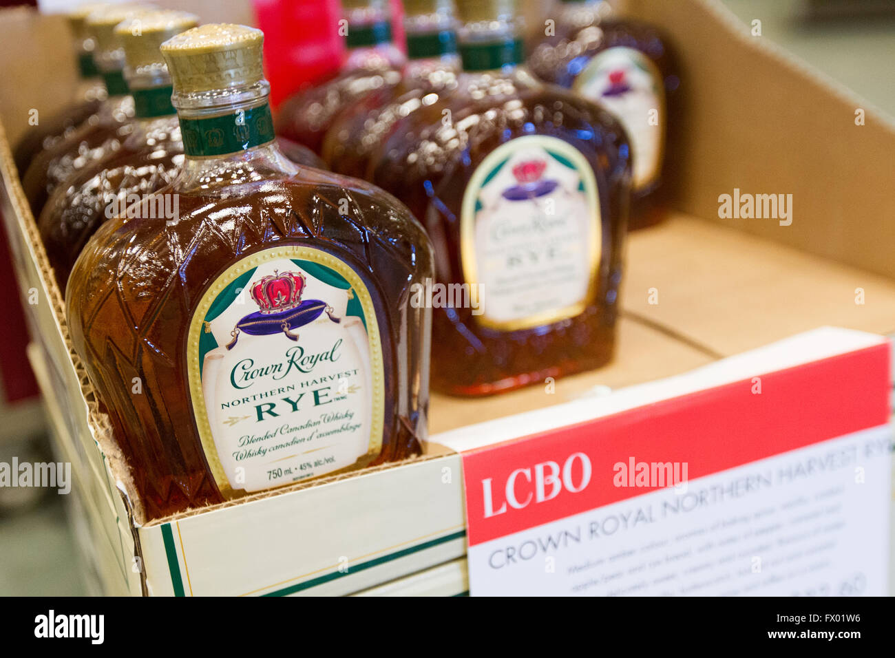 Crown Royal Northern Harvest Rye Whisky at LCBO in Kingston, Ont., on ...