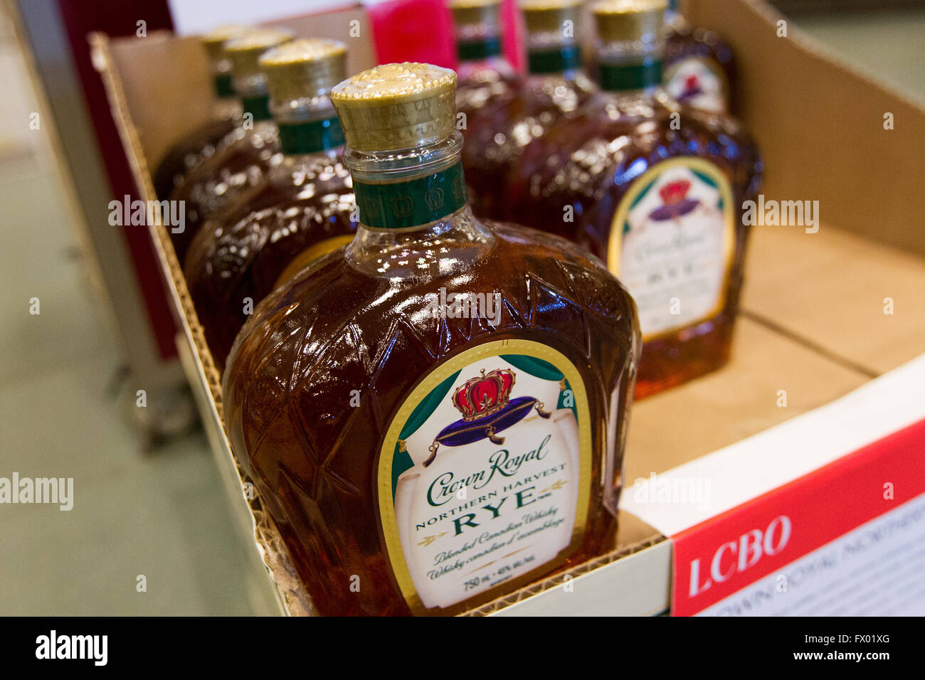 Crown Royal Northern Harvest Rye Whisky at LCBO in Kingston, Ont., on ...