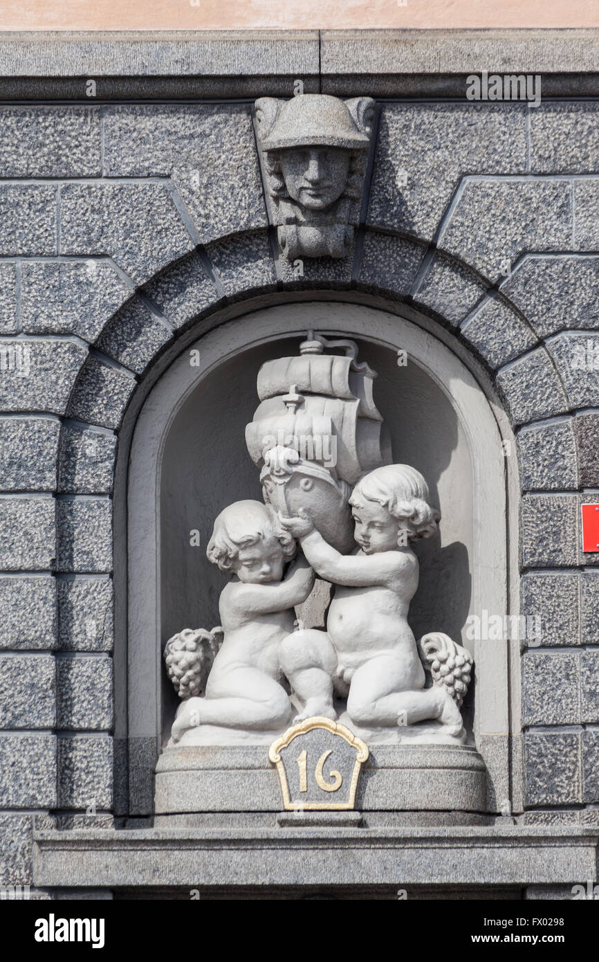 Gamla Stan Downtown Stockholm Sweden Stock Photo - Alamy