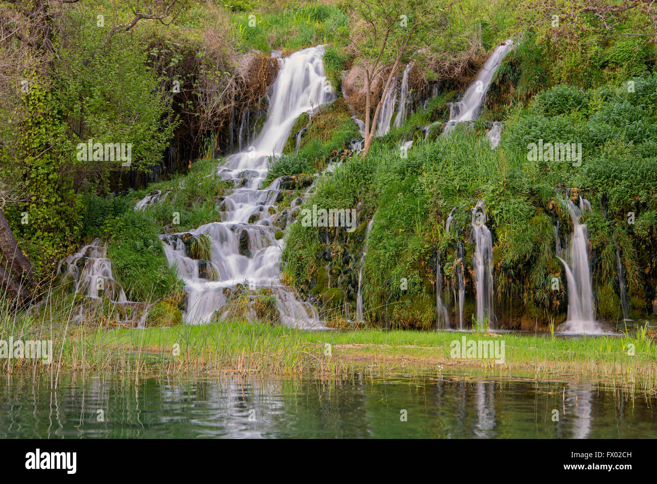 Roski Waterfall in National Park Krka, Croatia Stock Photo - Alamy