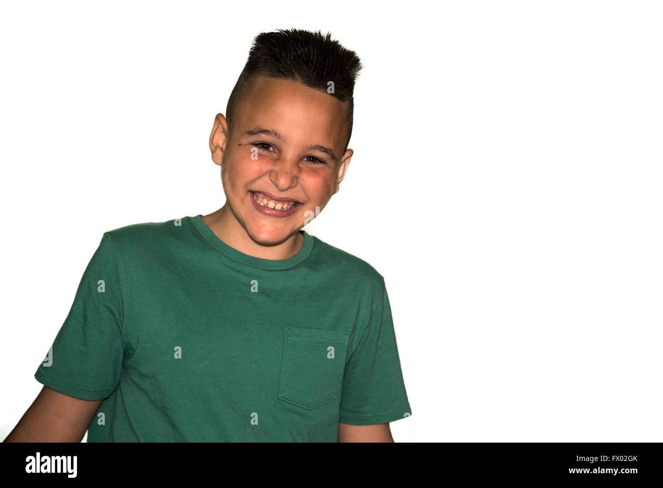 Portrait of a happy Latin boy Stock Photo - Alamy