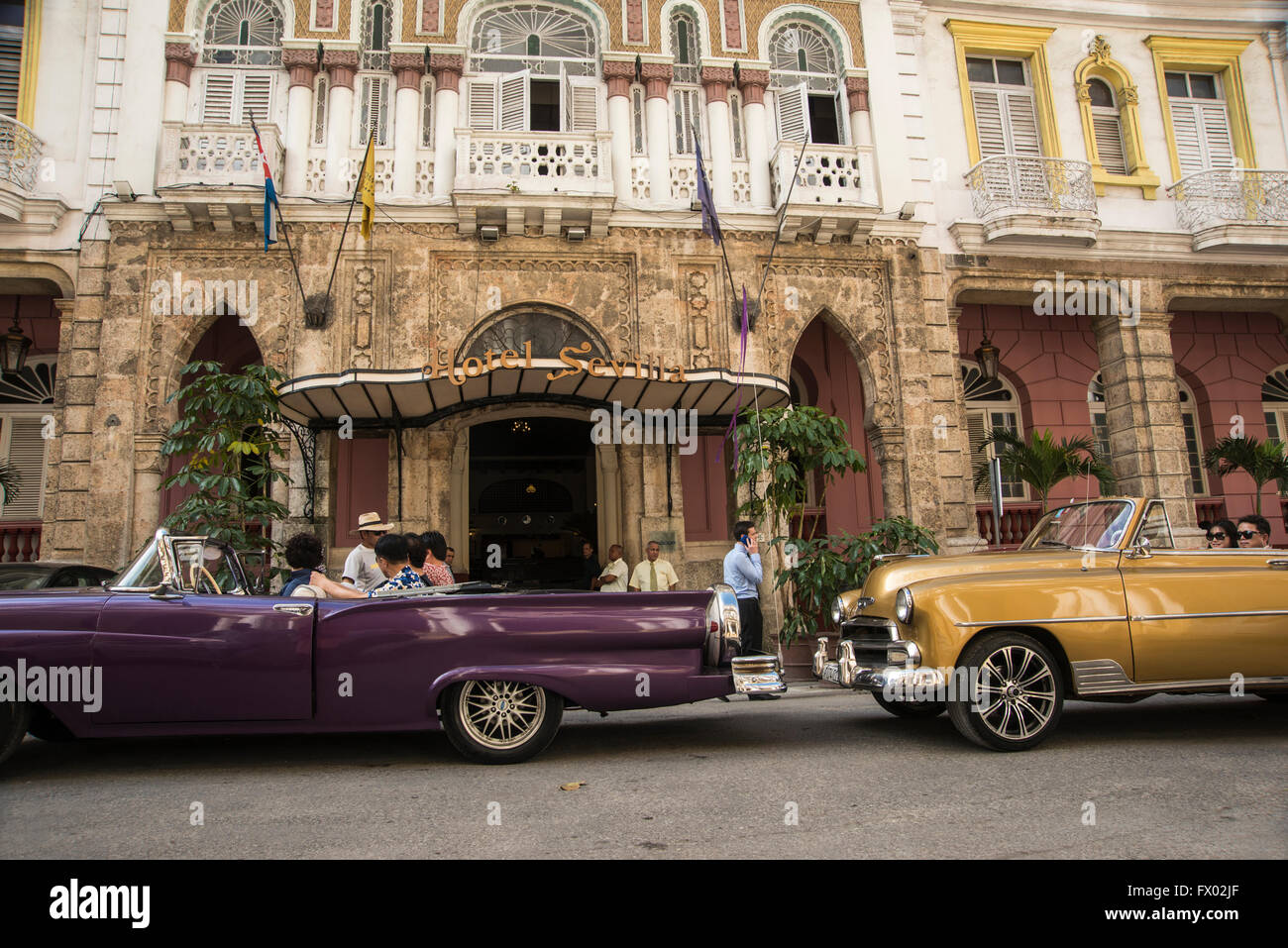 Hotel Sevilla in Havana Stock Photo - Alamy