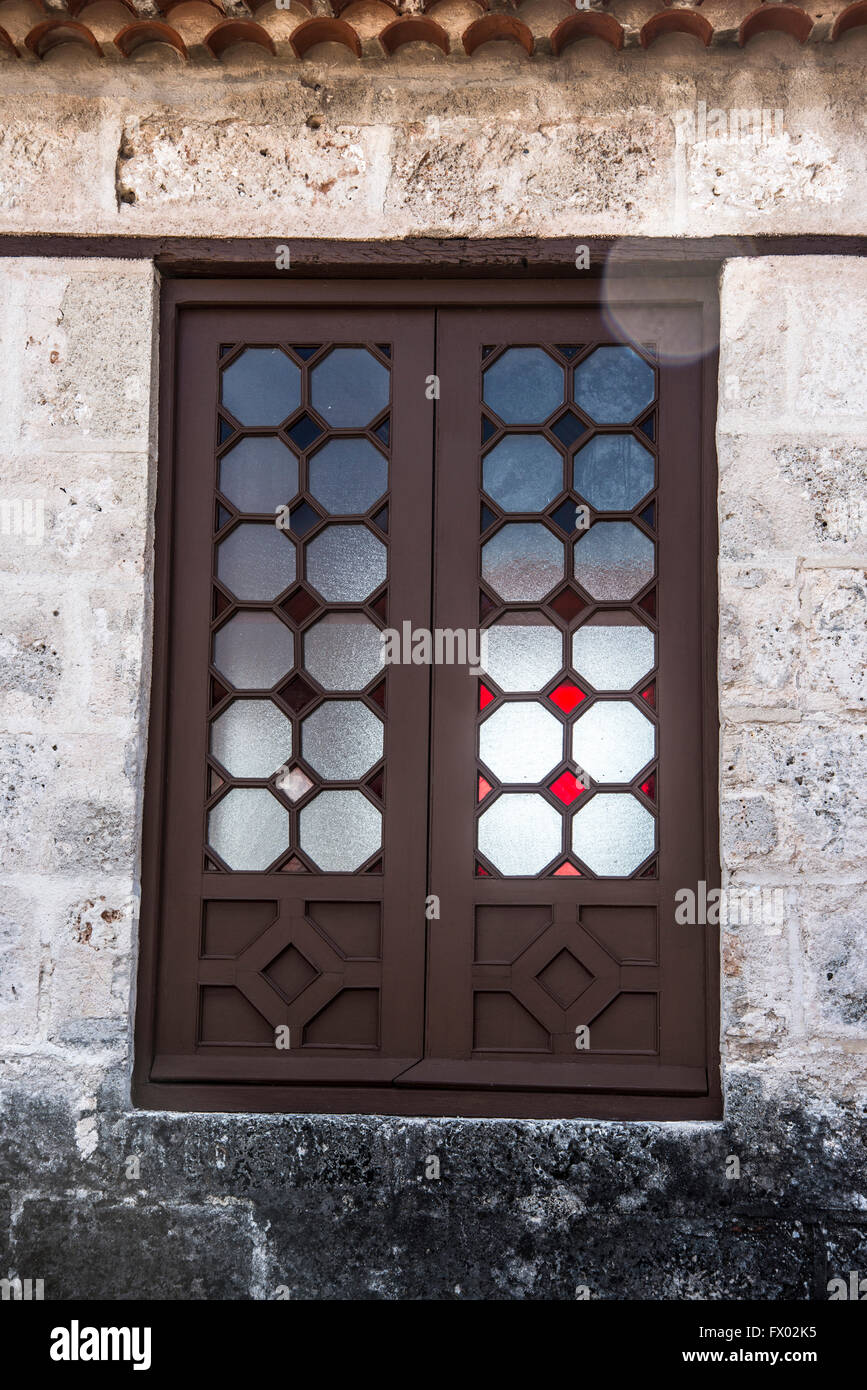 Cuba havana stained glass in window hi-res stock photography and images ...