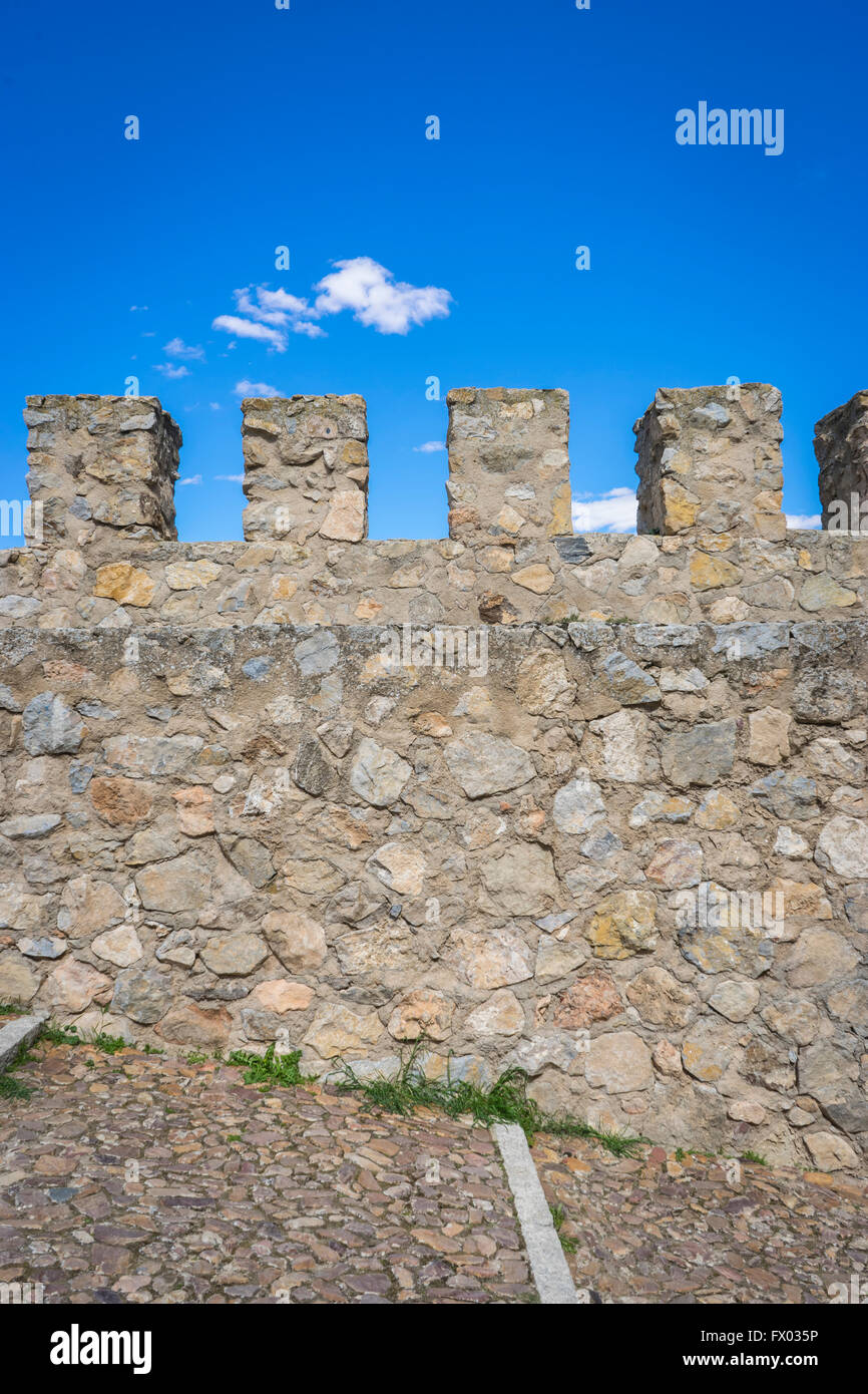 medieval castle of Consuegra in the province of Toledo, Spain Stock ...