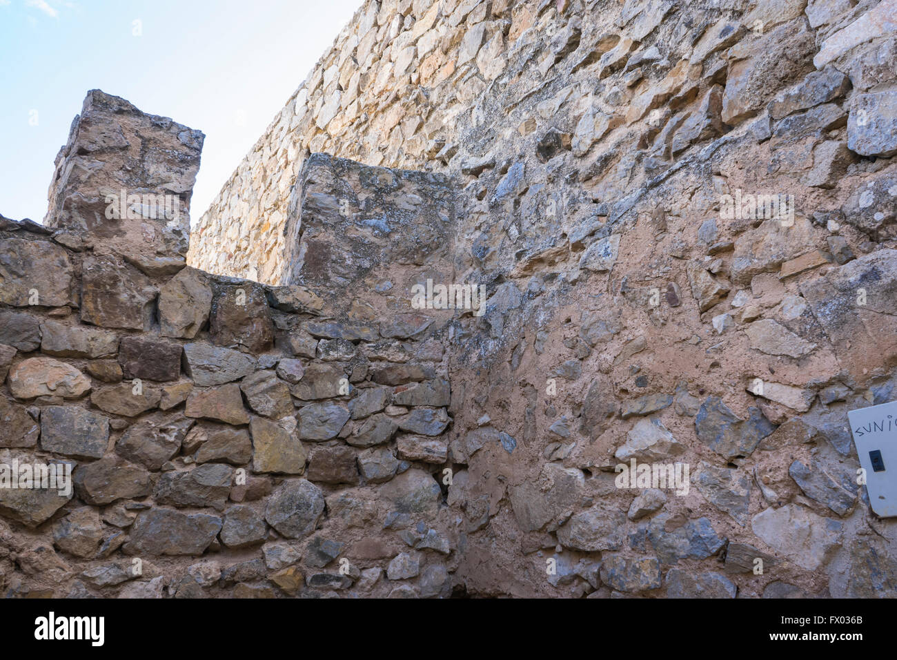 medieval castle of Consuegra in the province of Toledo, Spain Stock ...