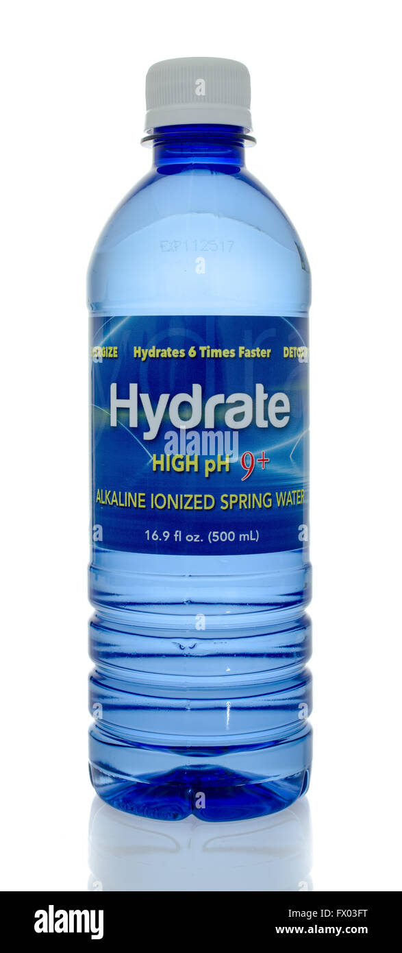 Winneconne, WI - 5 March 2016: A bottle of hydrate water Stock Photo ...