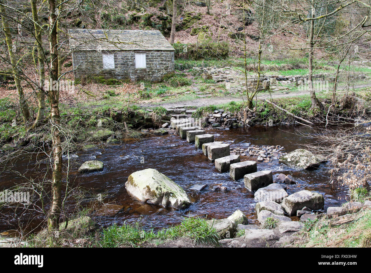 Gibson mill hardcastle crags dale hi-res stock photography and images ...