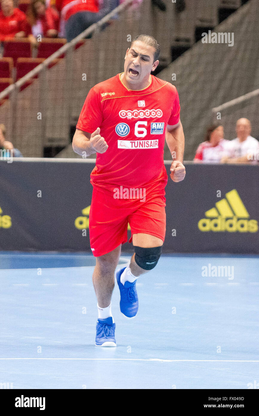 ERGO Arena, Gdansk, Poland, 8th April, 2016. 2016 IHF Men's Olympic ...