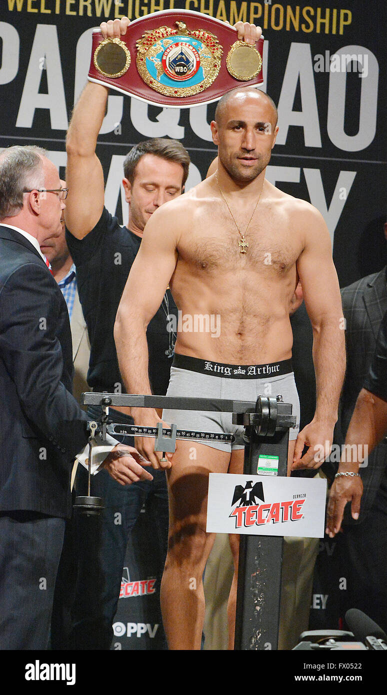 Las Vegas, Nevada, USA. 8th Apr, 2016. Boxer Arthur Abraham attends the ...