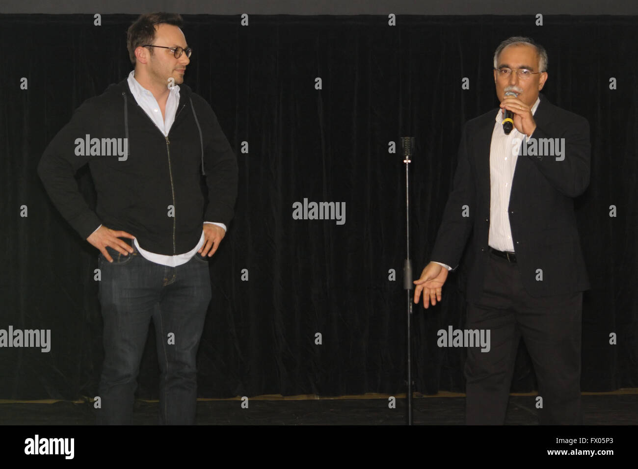 College Park, MARYLAND, USA. 8th Apr, 2016. Samir Khuller, Elizabeth ...