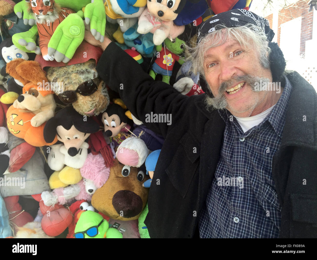 New York, USA. 06th Apr, 2016. Eugene Fellner poses in front of the ...