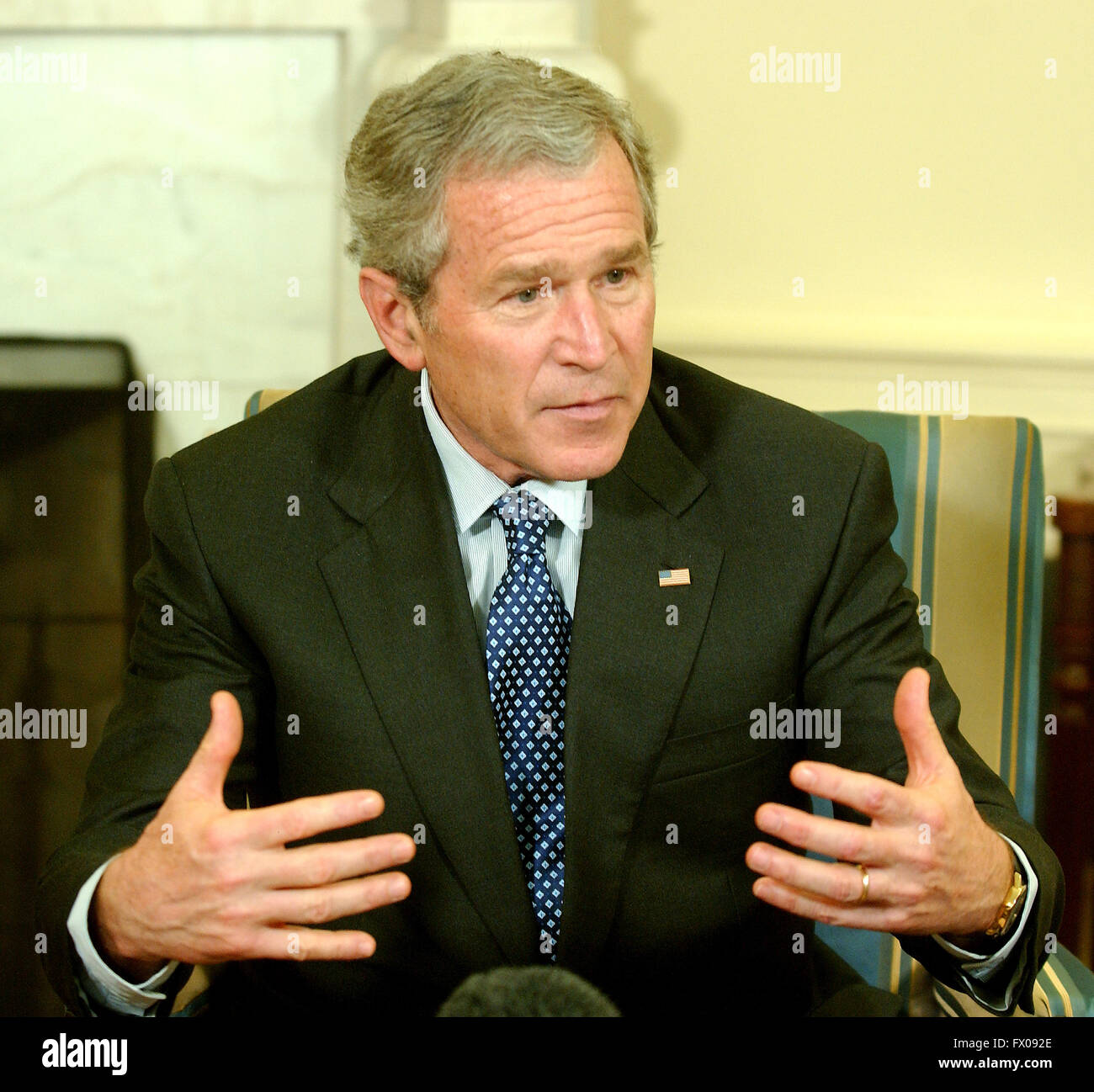 Washington, DC - January 13, 2006 -- United States President George W ...