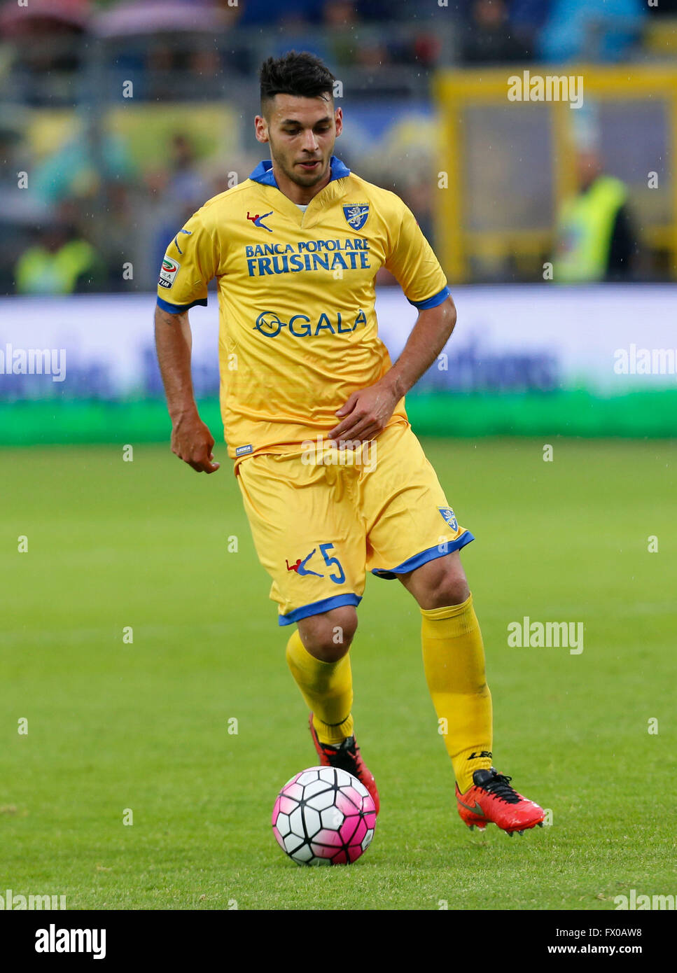 Frosinone, Italy. 09th Apr, 2016. Mirko Gori during the Italian serie a ...