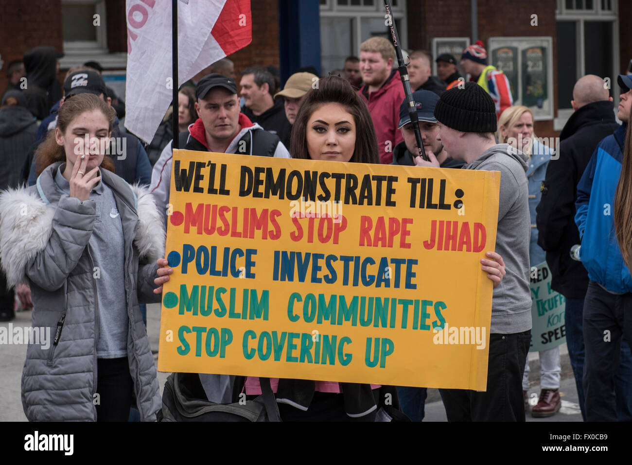 Female edl supporter hi-res stock photography and images - Alamy