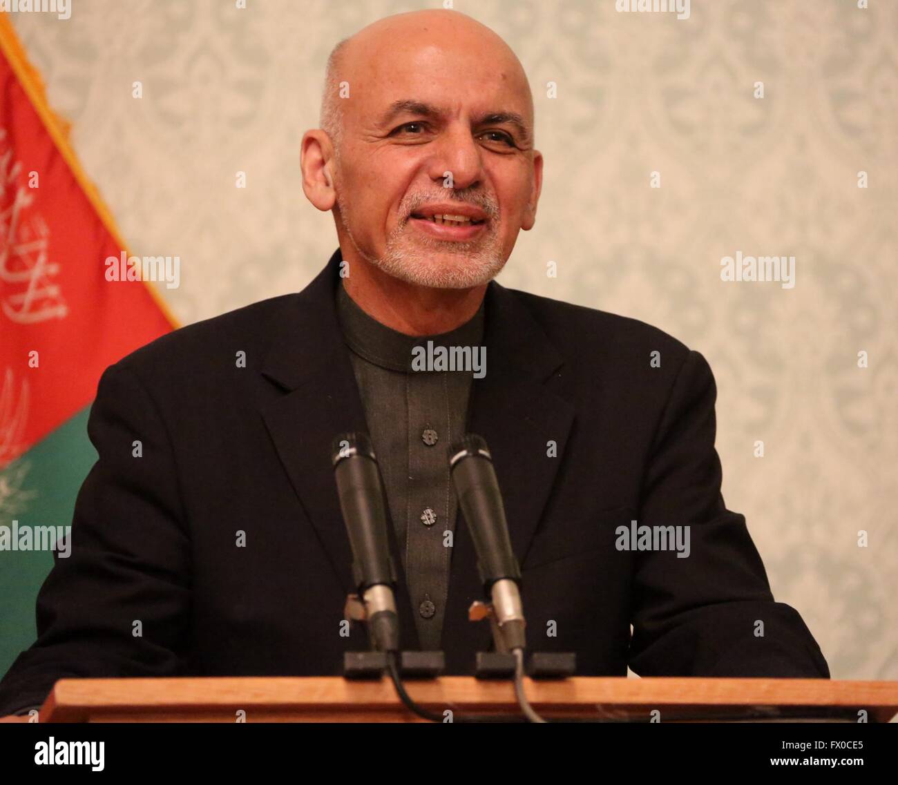 Kabul, Afghanistan. 9th Apr, 2016. Afghan President Mohammad Ashraf ...