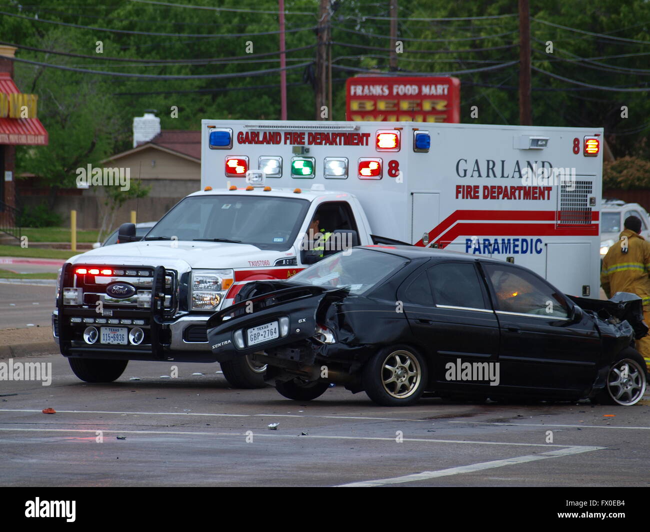 Multi Car Accident Stock Photo - Alamy