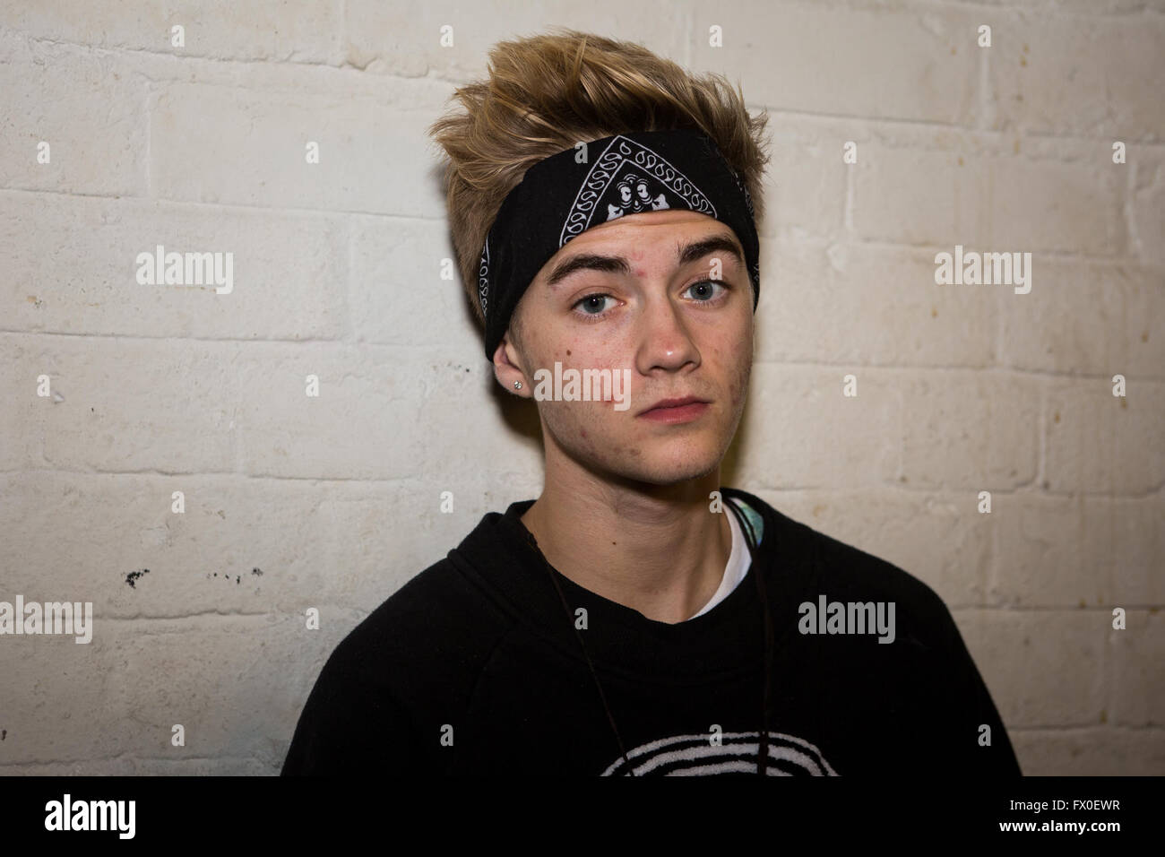 Liverpool, UK. 9th April, 2016. Gilinsky of 'Jack & Jack' pose at a ...
