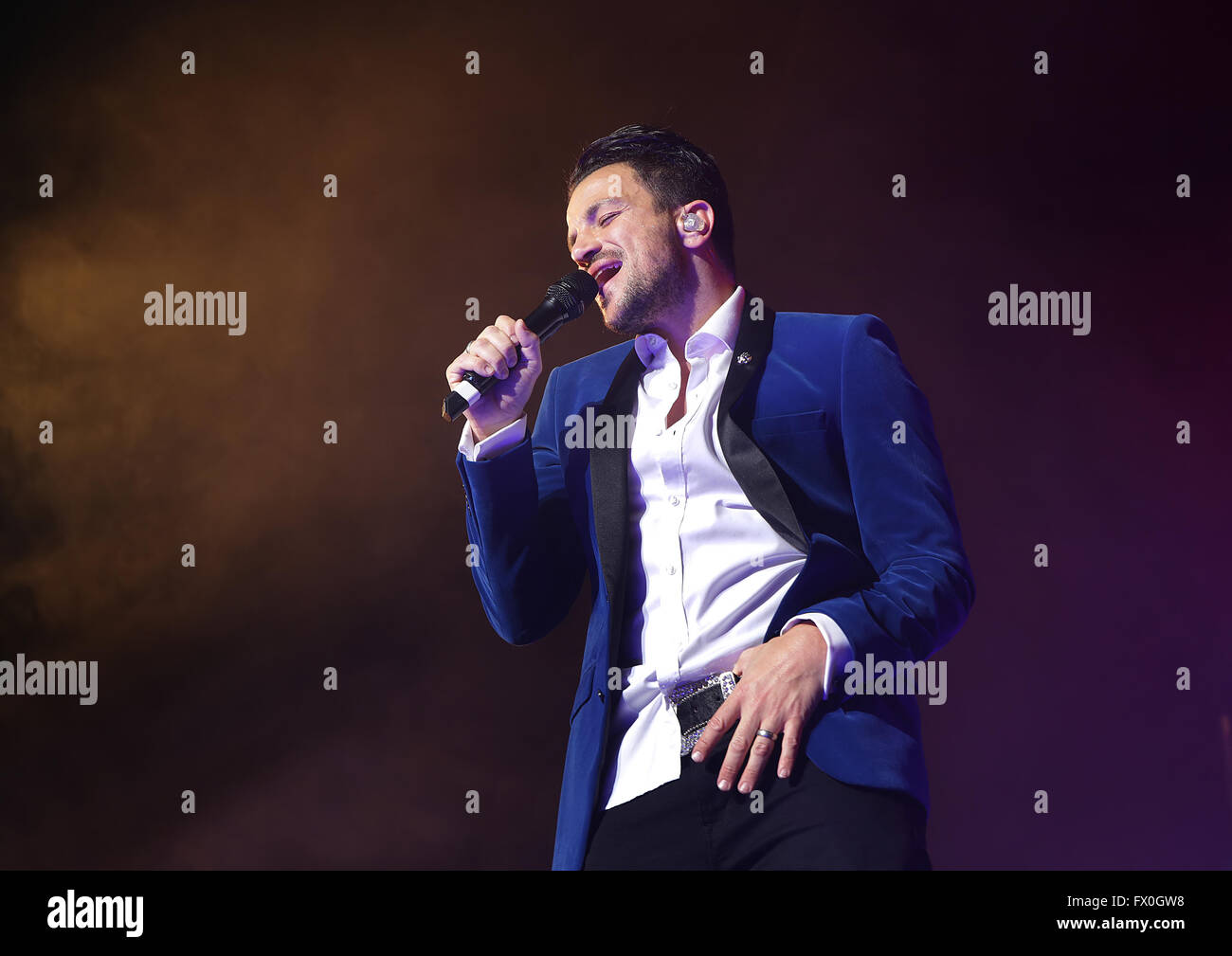 Peter Andre Performing on his 'Come Swing With Me' Tour at Liverpool ...