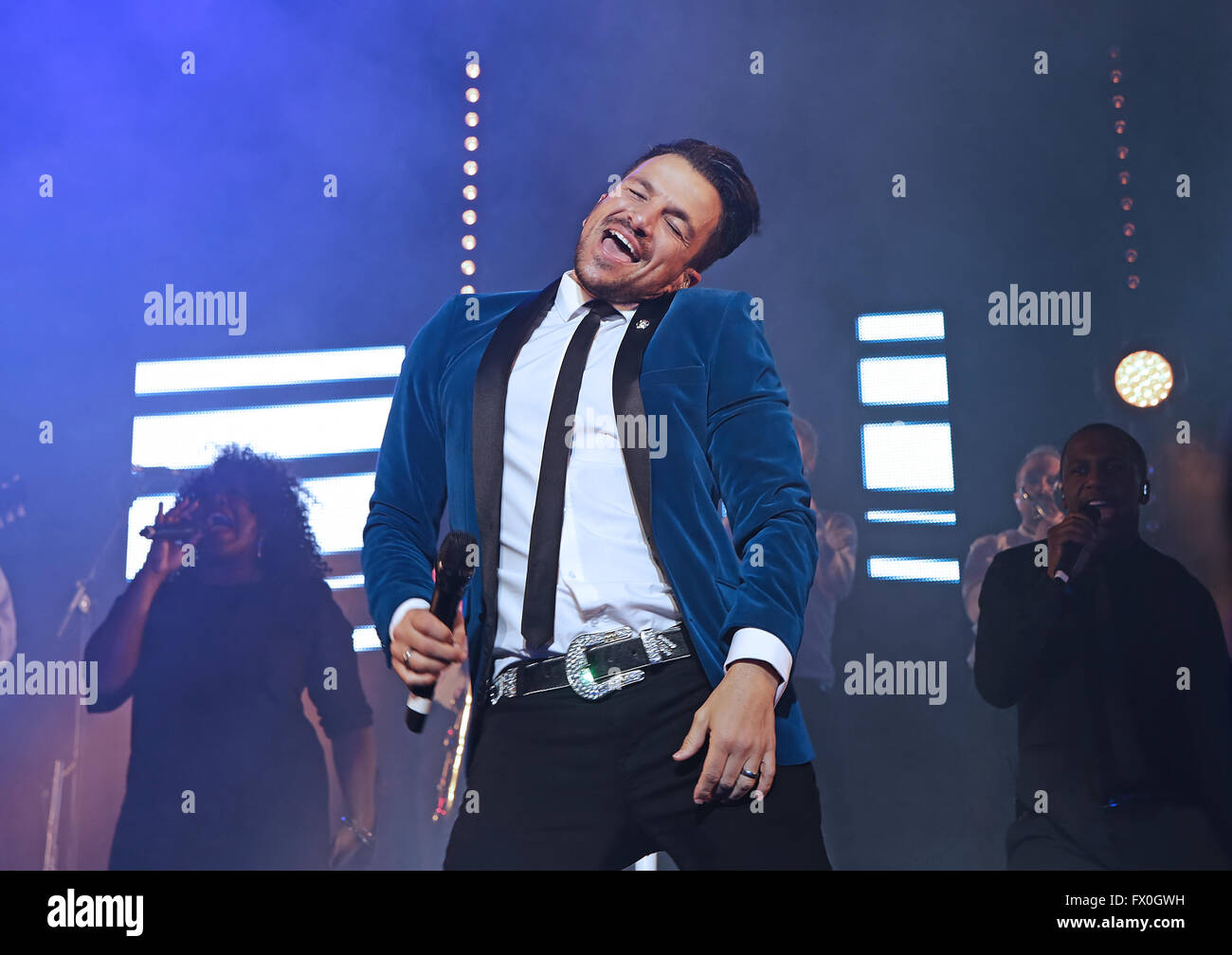 Peter Andre Performing on his 'Come Swing With Me' Tour at Liverpool ...