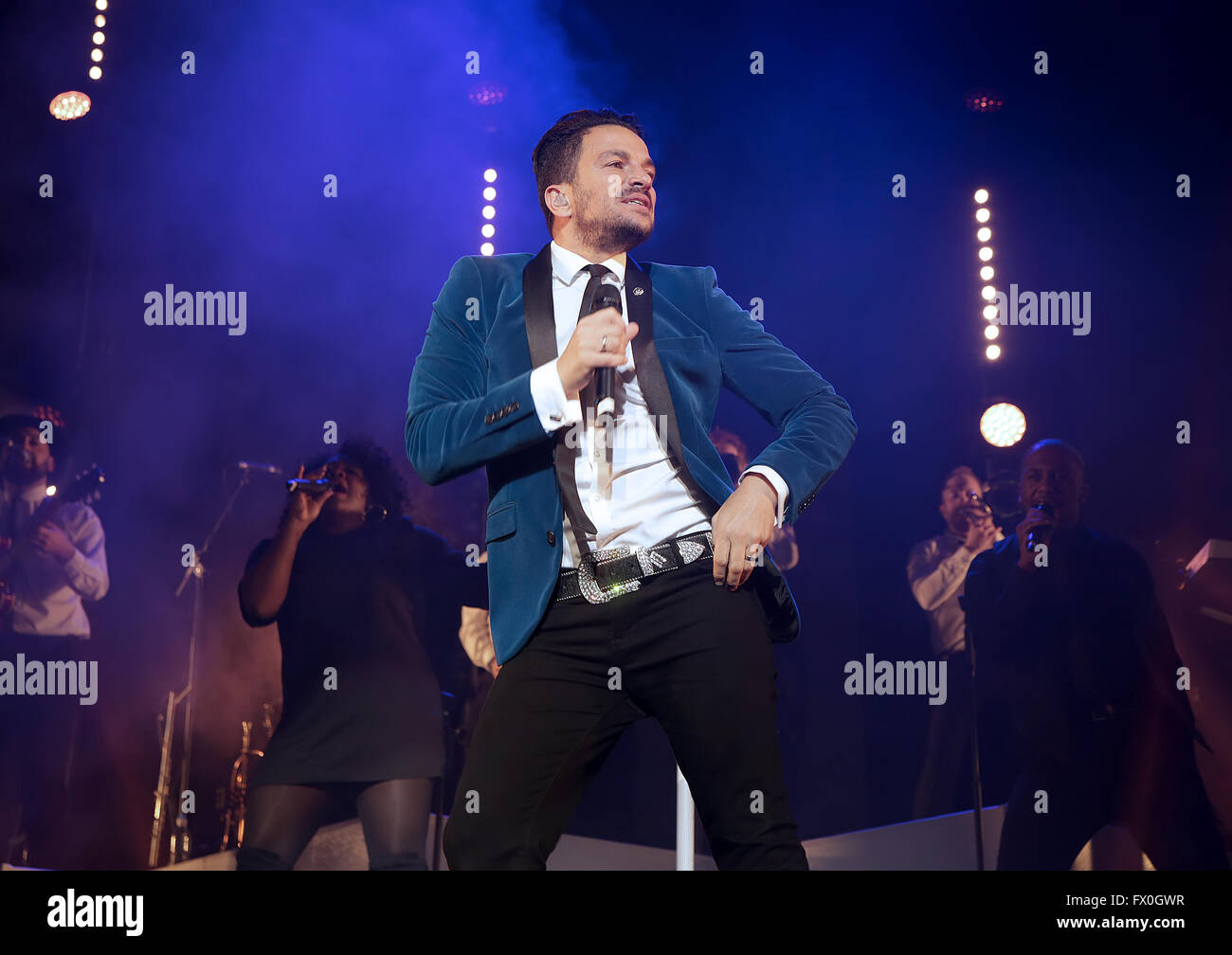 Peter Andre Performing on his 'Come Swing With Me' Tour at Liverpool ...