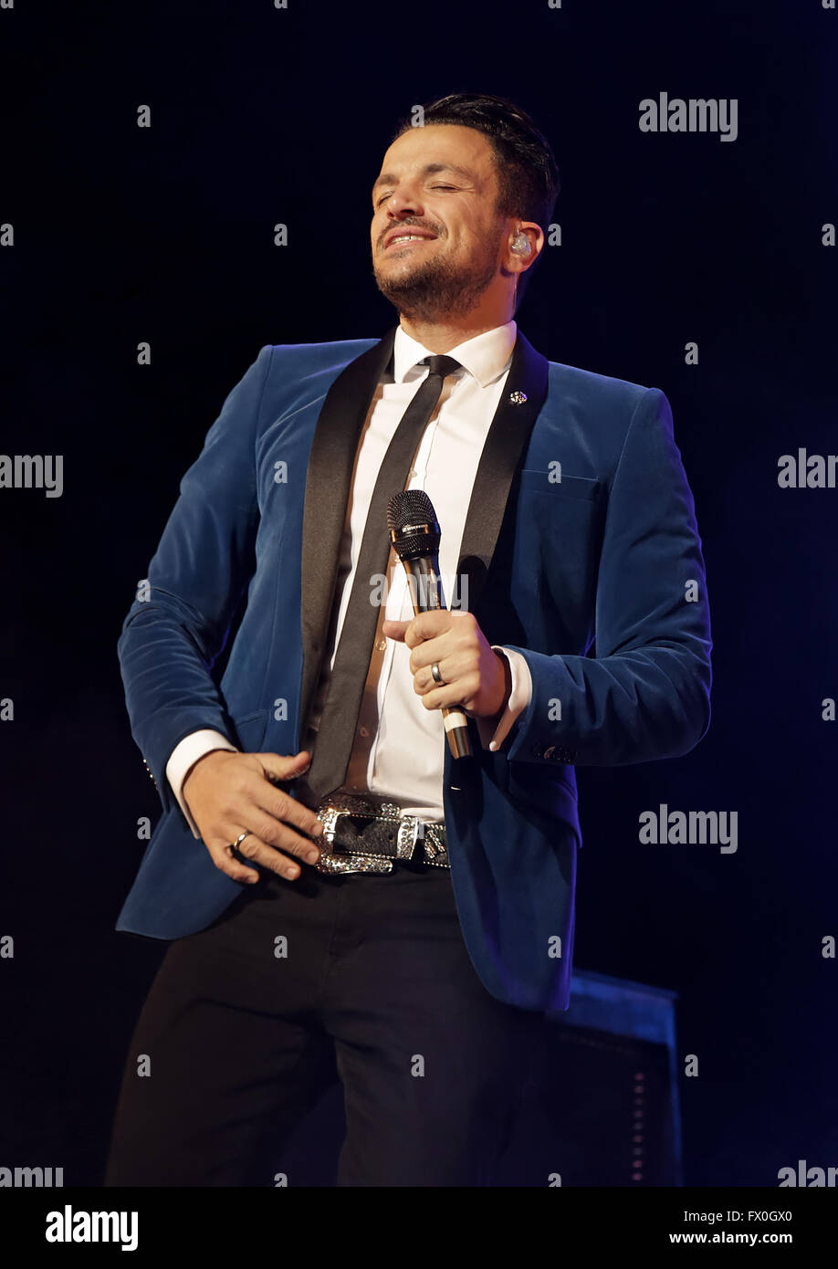 Peter Andre Performing on his 'Come Swing With Me' Tour at Liverpool ...