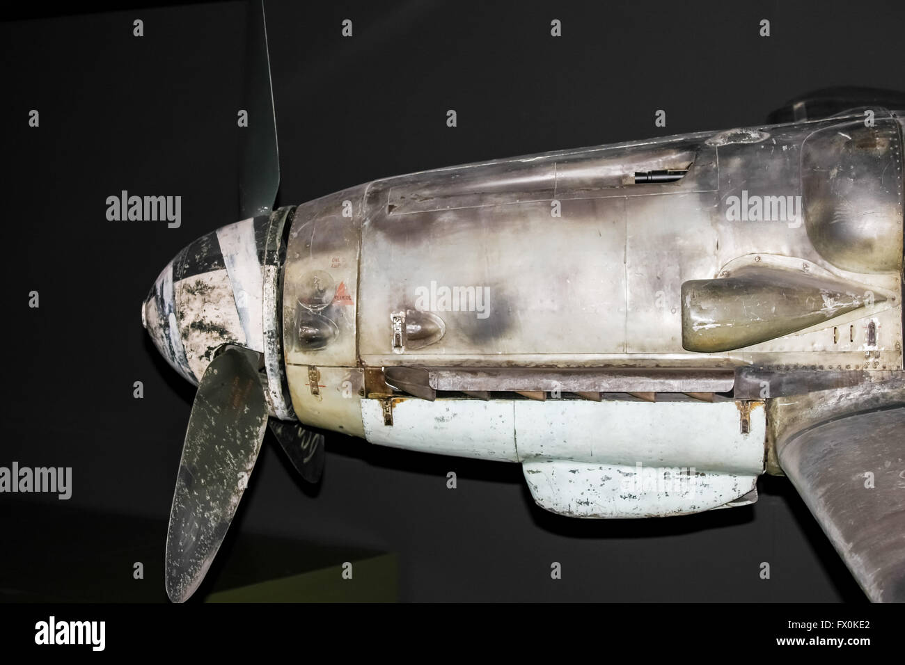 Front of German Messerschmitt Bf 109 fighter aircraft Stock Photo - Alamy