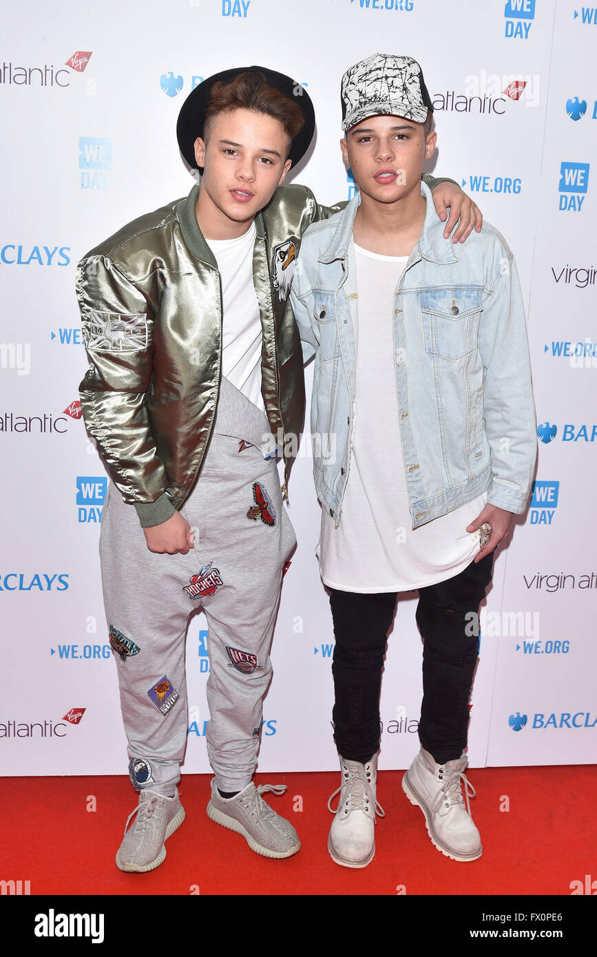 WE Day Arrivals held at the SSE Wembley Arena. Featuring: Kyle Brooks ...